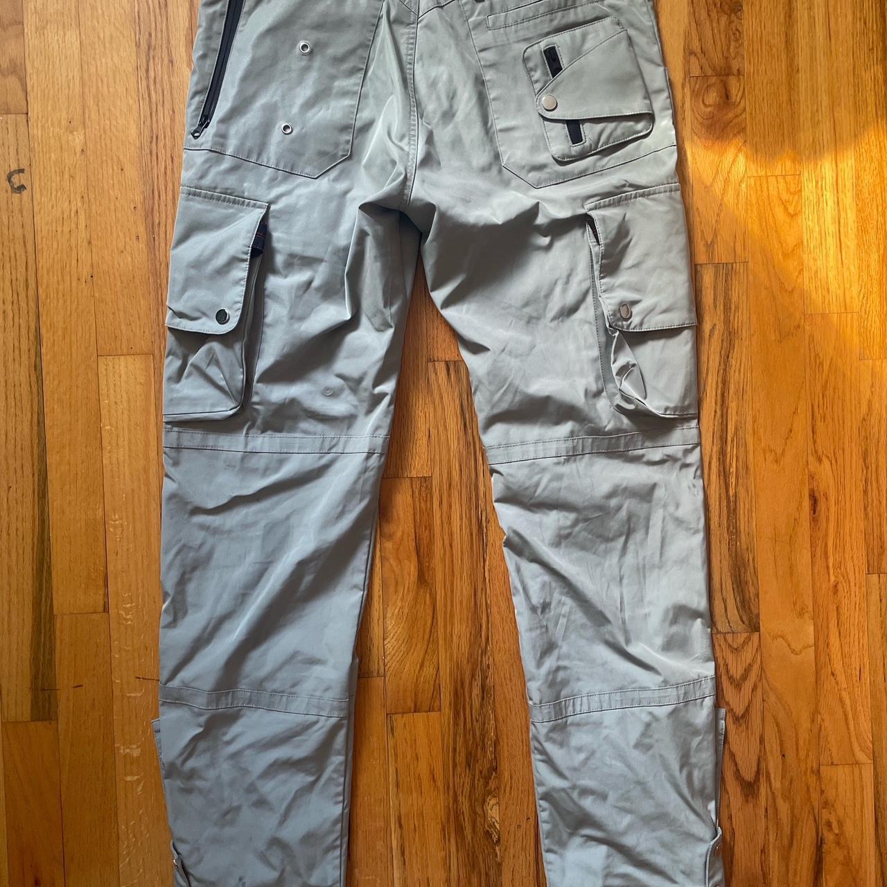 Multi Pocket Cargo Pants Olive Nylon 11 pockets, one... - Depop