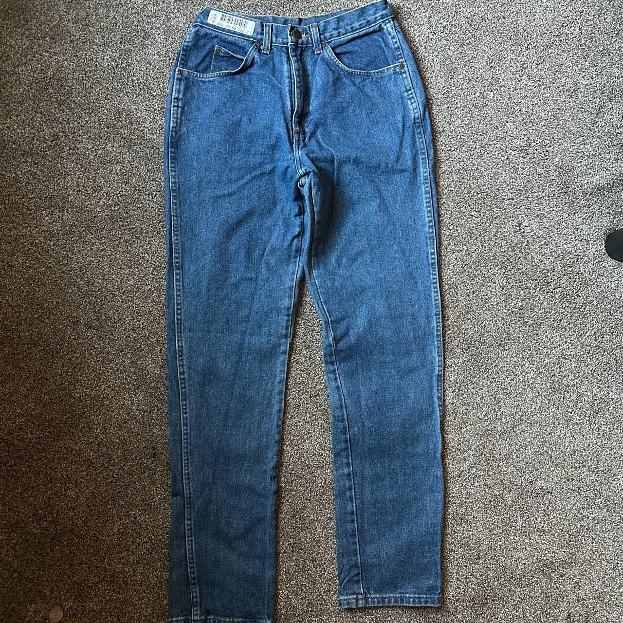 Blue UniFirst Jeans 30x32, Straight Leg Open to offers - Depop