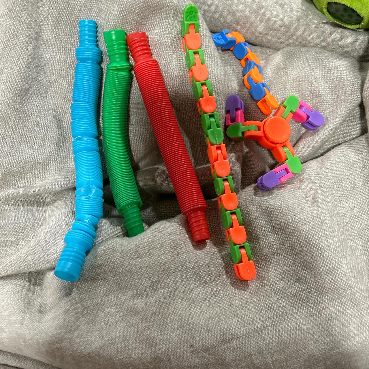 Multicoloured fidget toys, including popits, and... - Depop