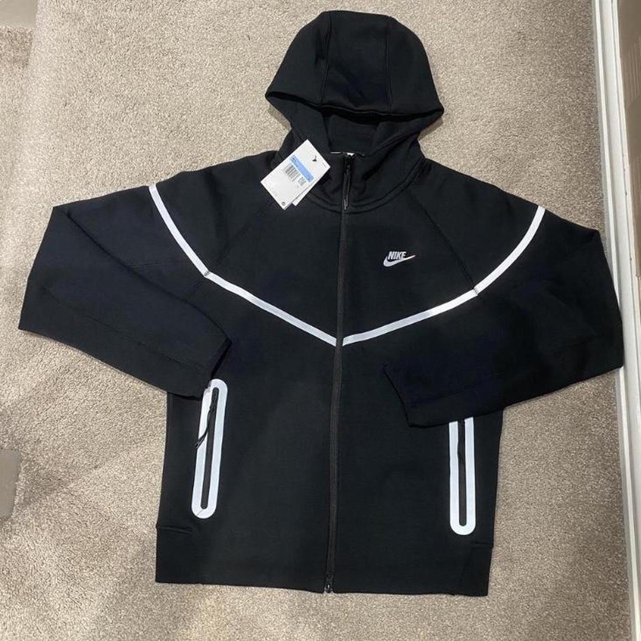 Nike tech fleece reflective tracksuit brand new size... | Depop