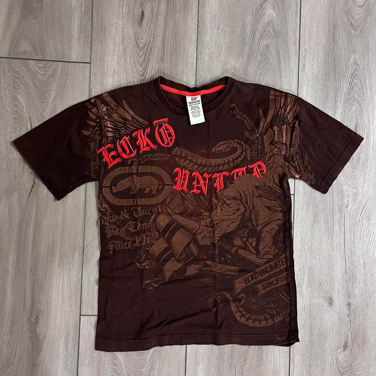 vintage ecko shirt size M no flaws except minor... - Depop