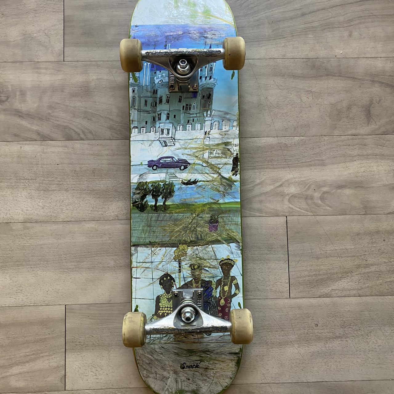 Snack skateboard 8.0 deck Good lightweight deck w... - Depop
