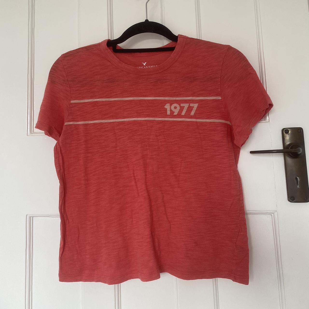 American Eagle Outfitters Red Top - Depop