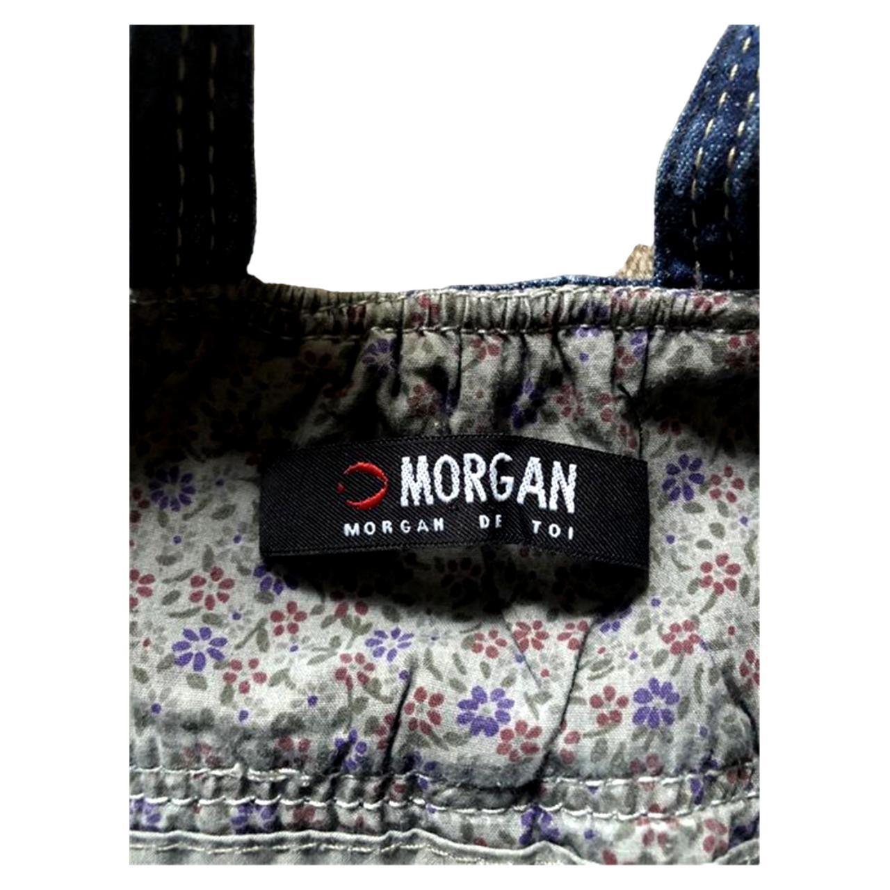 Morgan De Toi Denim Corset Top sz S new condition... - Depop