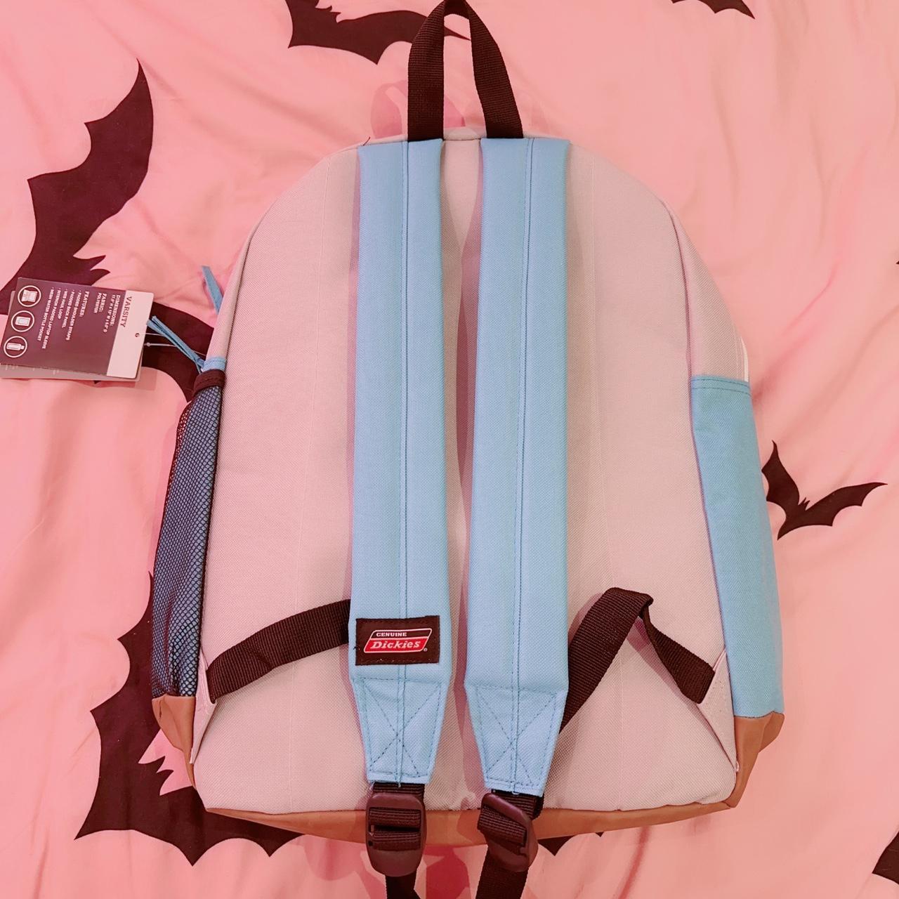 New Dickies backpack pink blue grey white new... - Depop