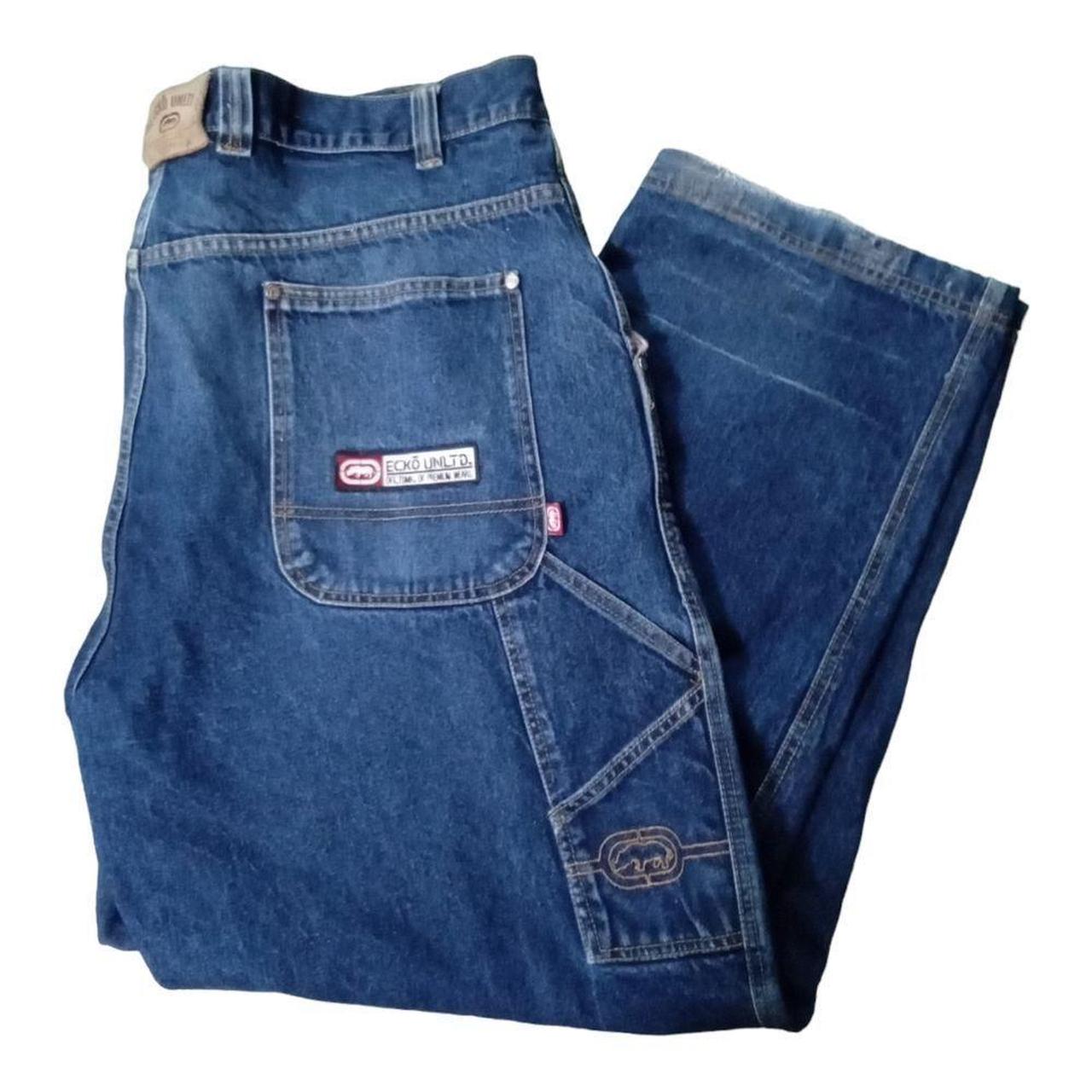 Vintage Ecko Unltd Blue Jeans Men Size 42 90s... - Depop