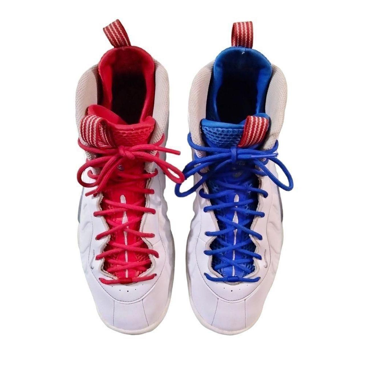 Nike Little Posite One GS USA Moon Size 7Y White... - Depop