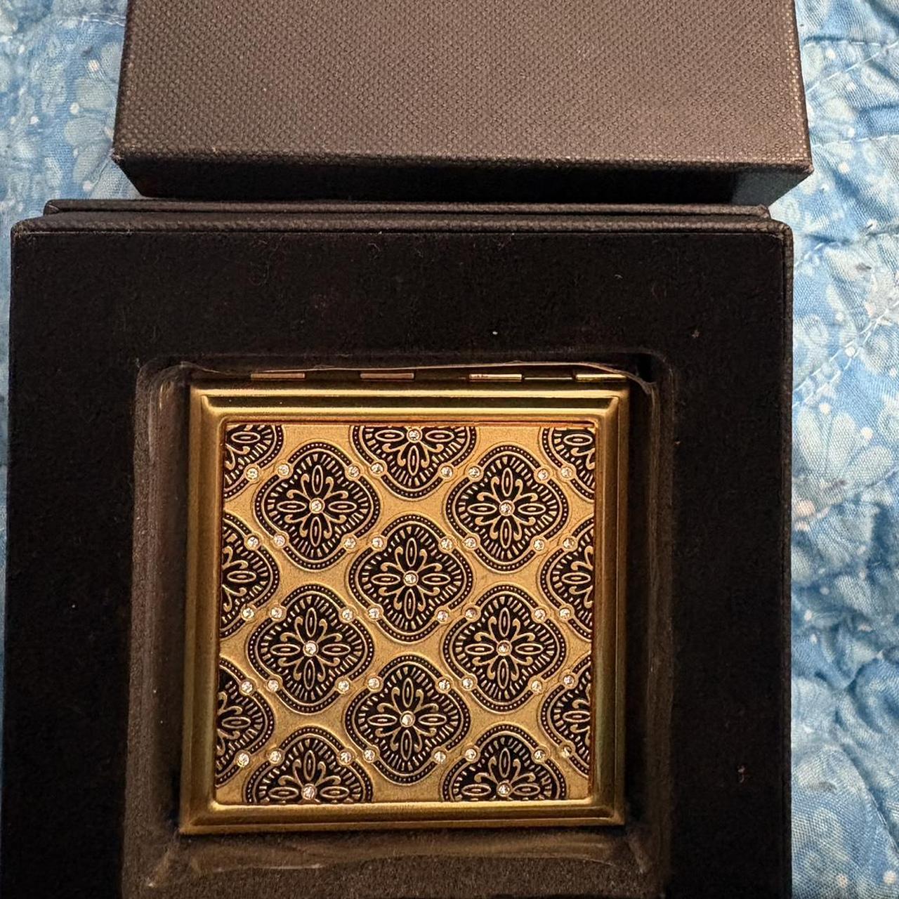 IRVING RICE GOLD Magnifying Double Sided COMPACT... | Depop