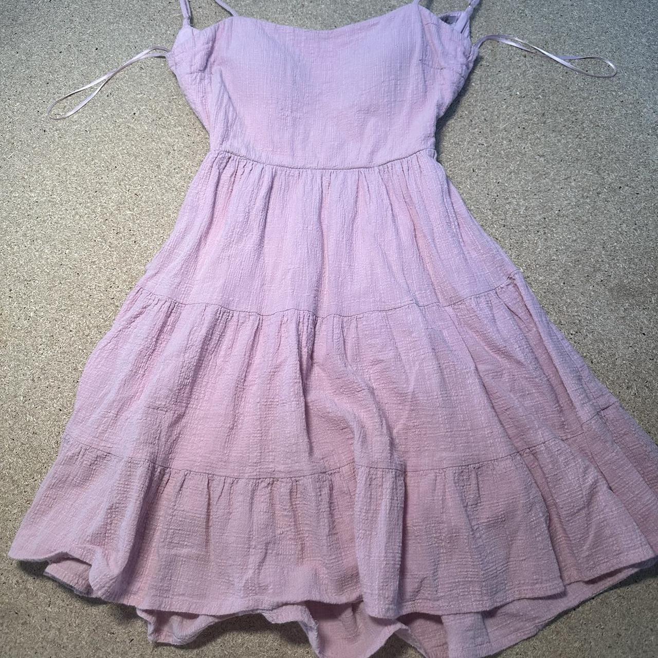Size 8 Mooloola girls pink dress. Light padding,... - Depop