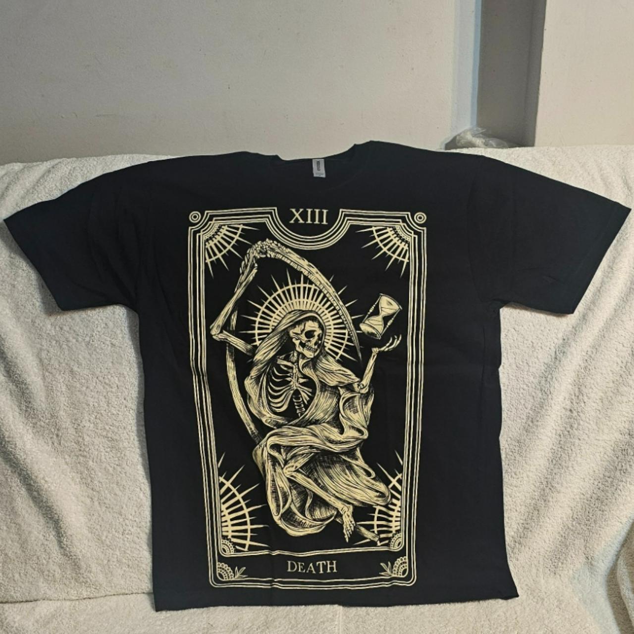 DEATH NUMBER THIRTEEN 13 TAROT CARD SKELETON GRIM... - Depop