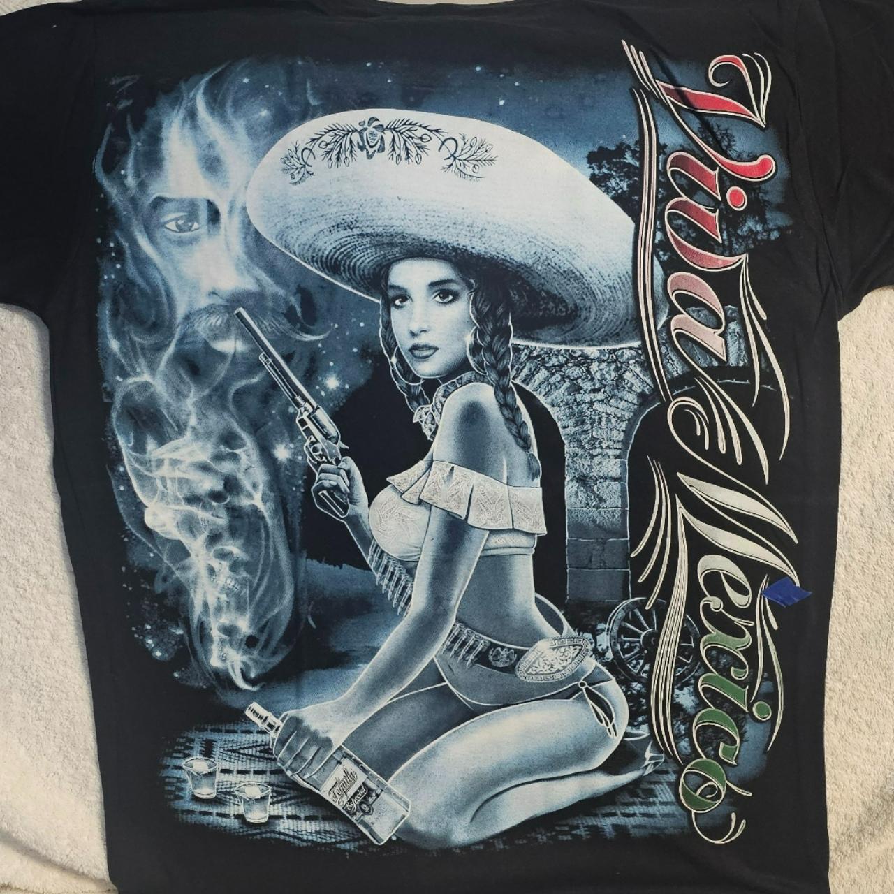 EMILIANO ZAPATA SEXY LADY VIVA MEXICO GUN PISTOL... - Depop