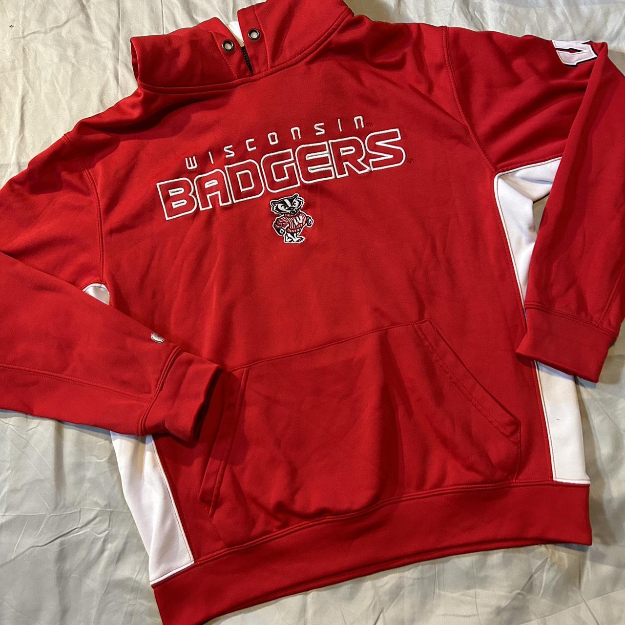 Colosseum Athletics Wisconsin Badger sweater.... - Depop