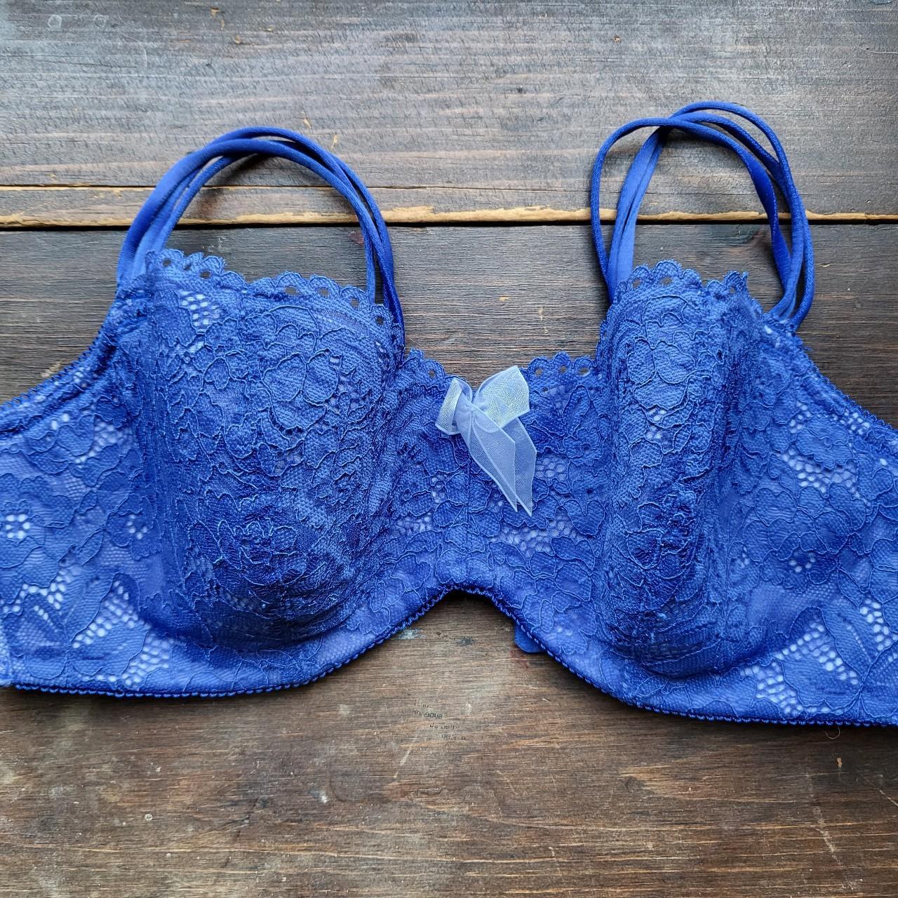 B. Tempt'd #lace bra - royal blue 💙 very lightly... - Depop