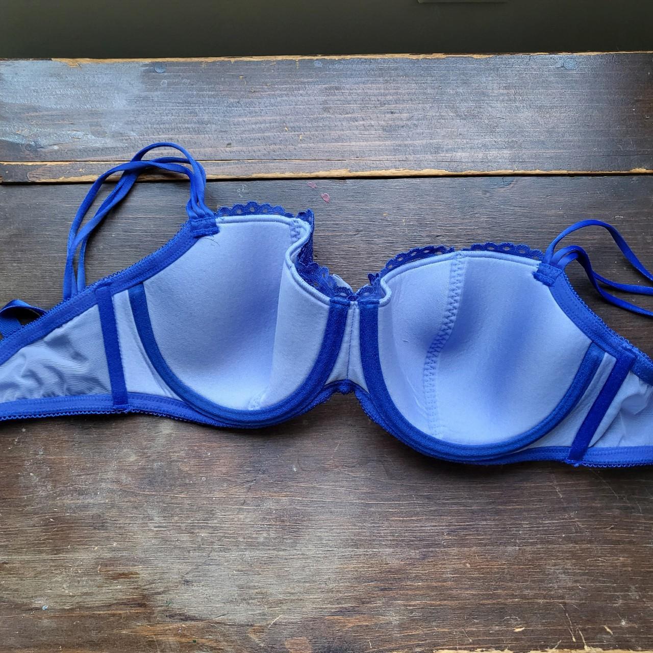 B. Tempt'd #lace bra - royal blue 💙 very lightly... - Depop