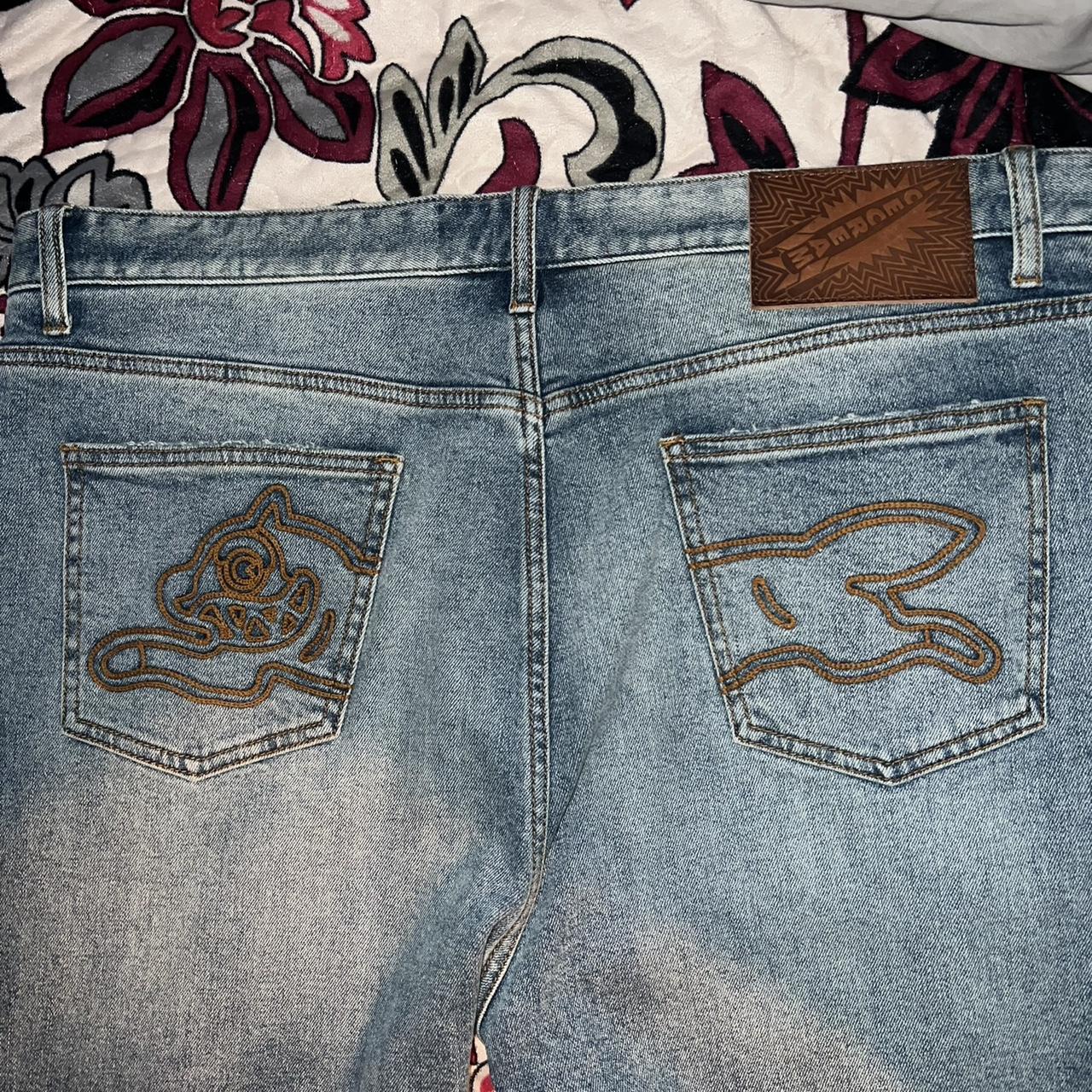 Ice Cream Men's Blue Jeans | Depop