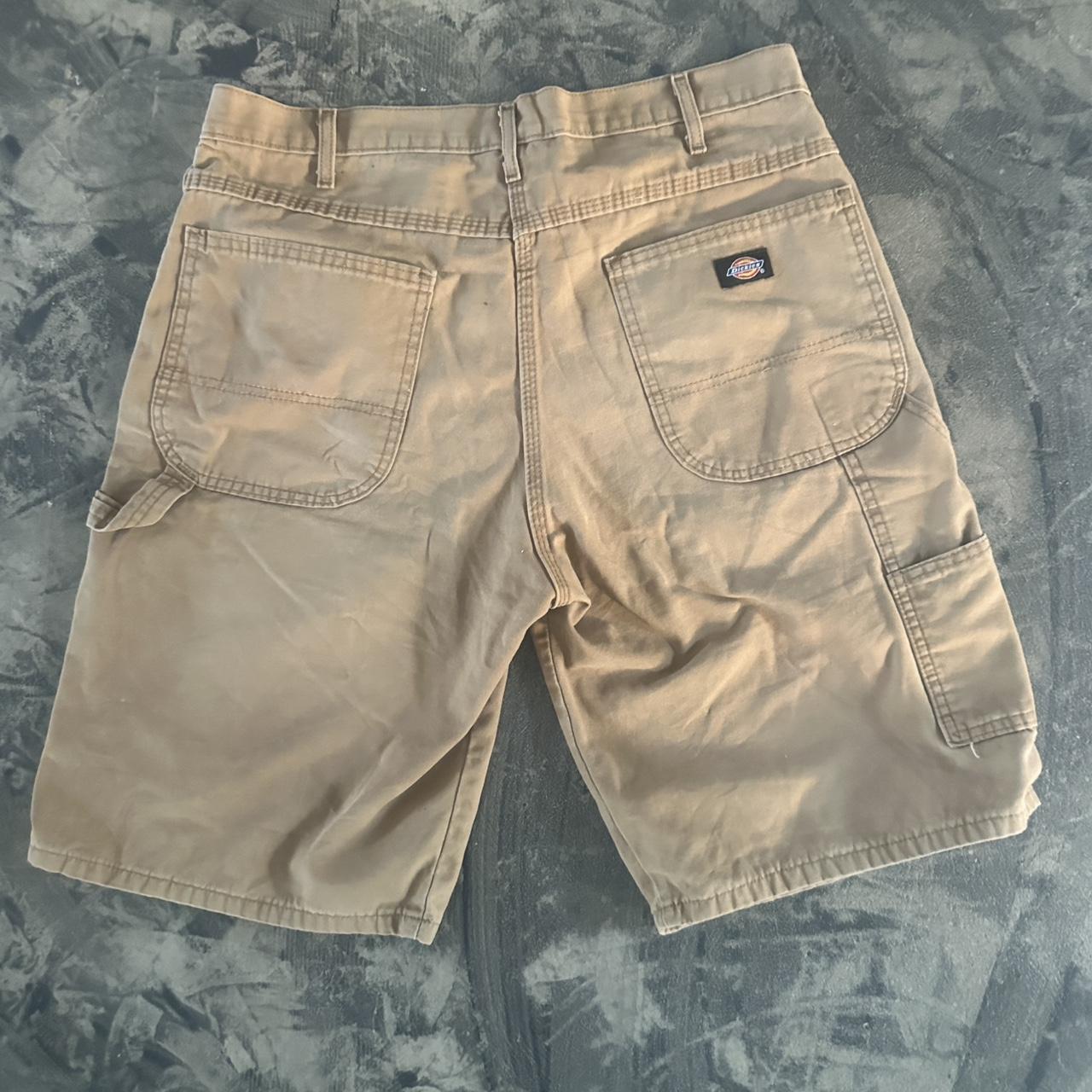Dickies tan carpenter jorts - Depop
