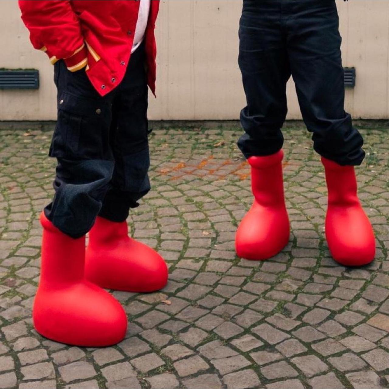 Men's Red Boots | Depop
