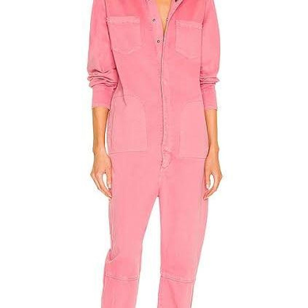 One Teaspoon Pink Utility Jumpsuit. Size XS - RRP is... - Depop