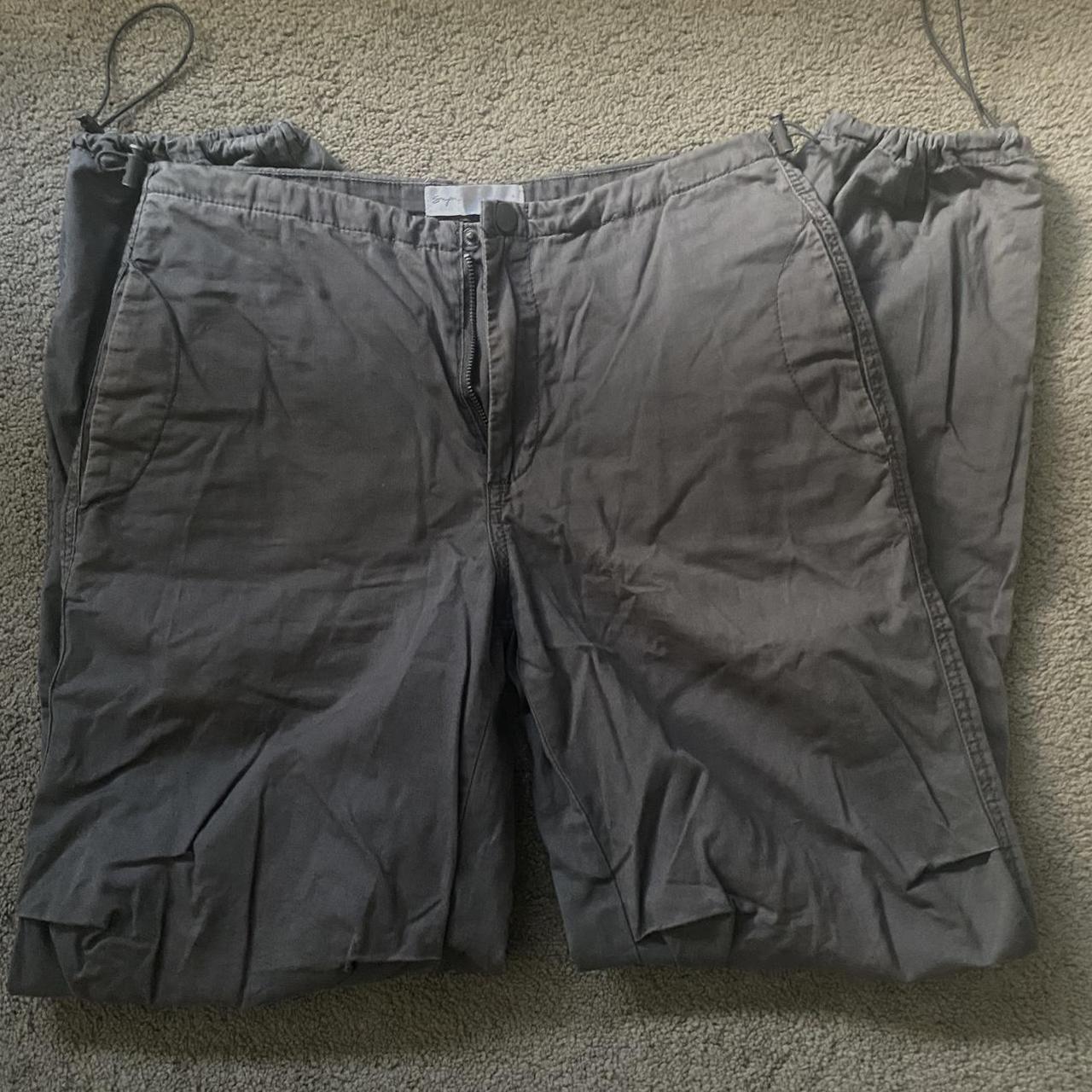 supre parachute pants, lightly worn, adjustable... - Depop