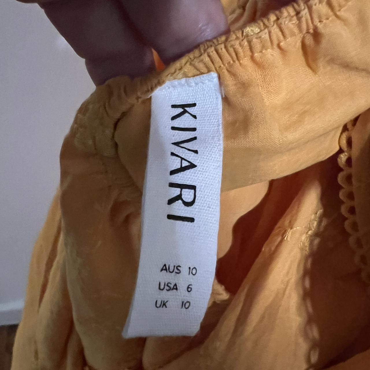 Kivari orange dress Only worn once, in great... - Depop