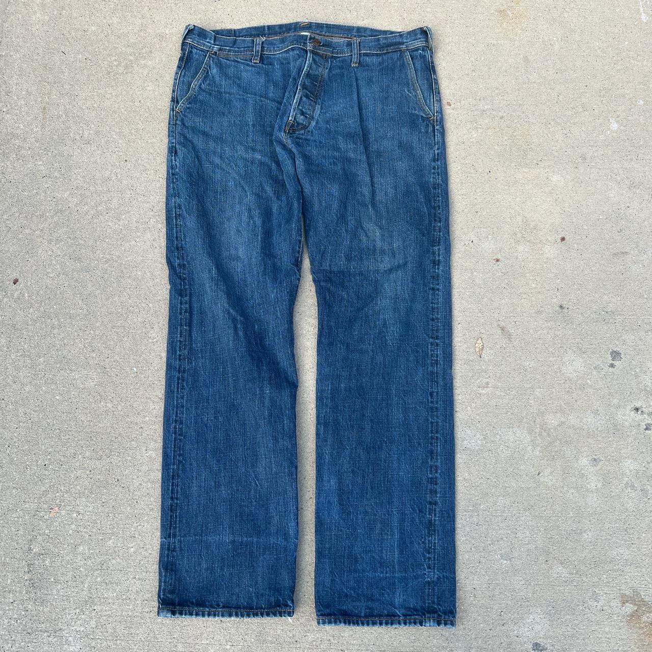 Super tuff baggy Evisu jeans this is a really old... - Depop