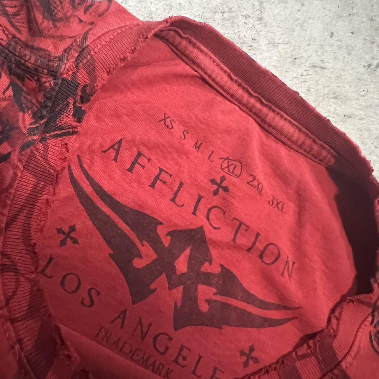 Birds of Prey Affliction Shirt Og print super tuff... - Depop