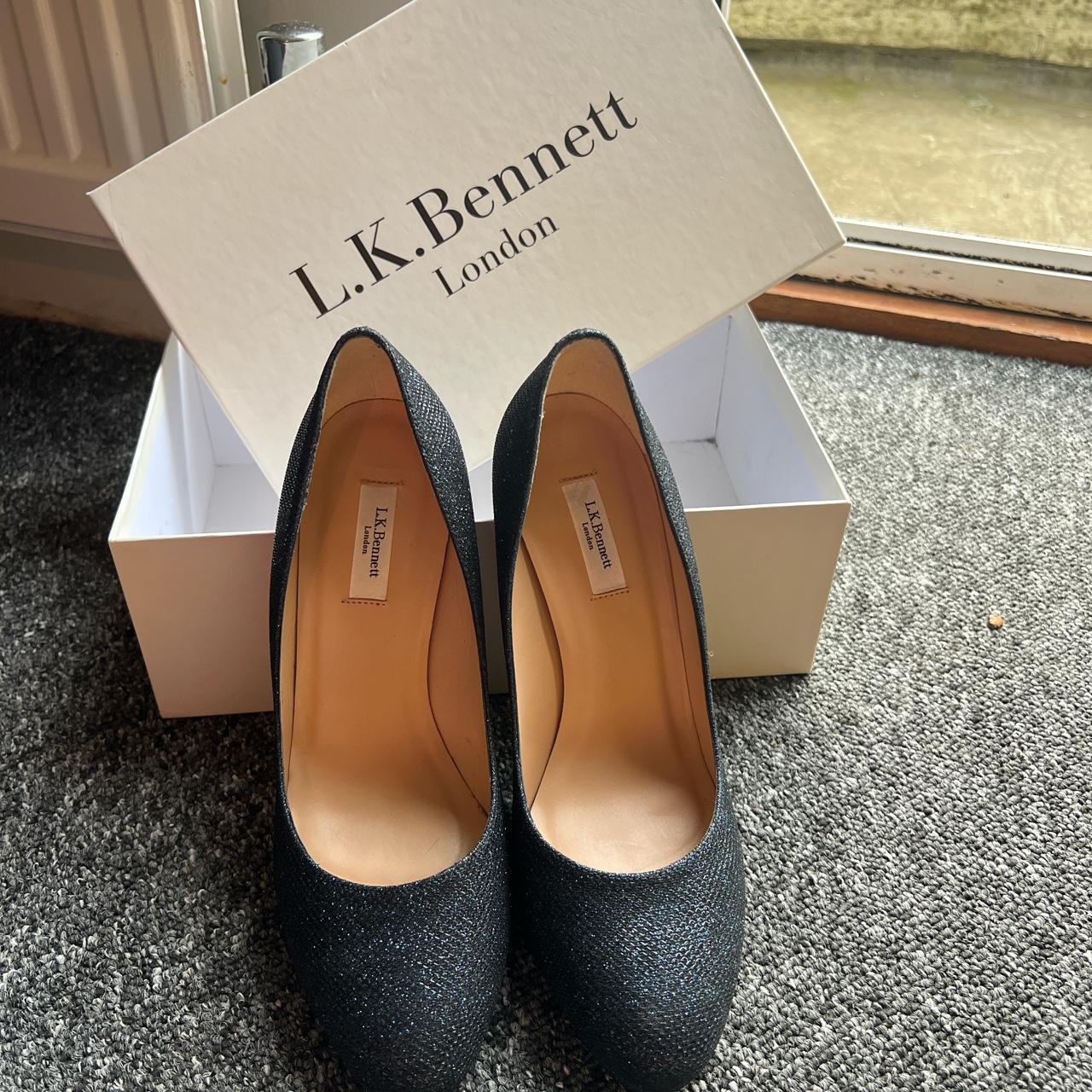 L.K Bennett stiletto sparkly heels brand new Size... - Depop