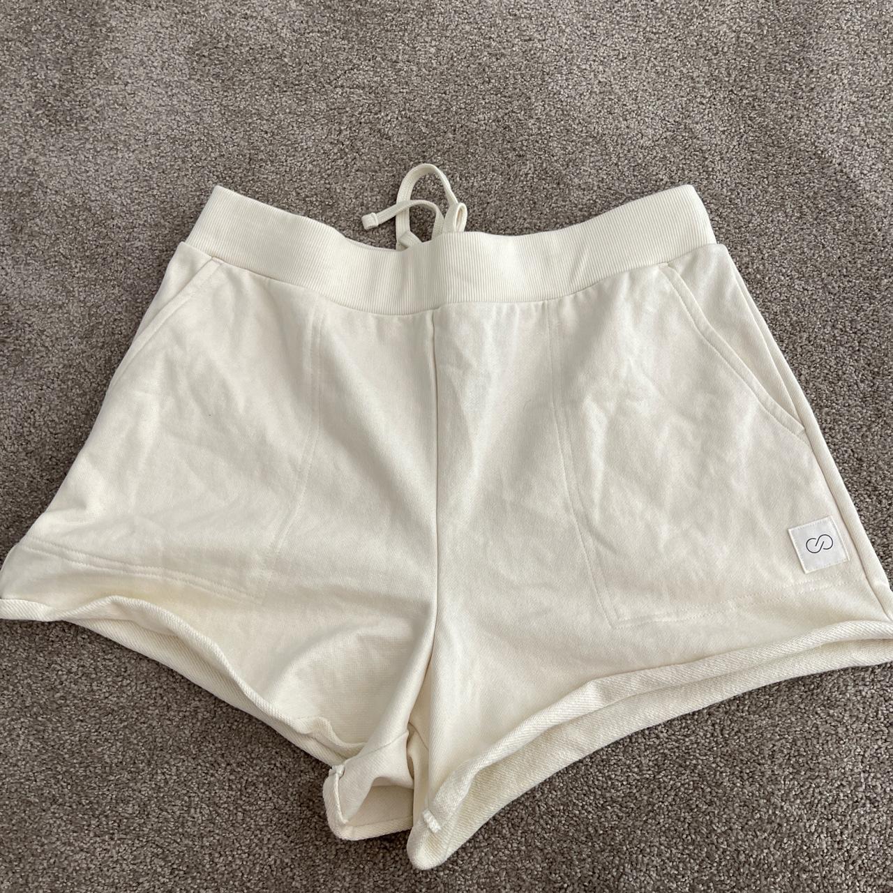 Calia Womens Cream Shorts Depop