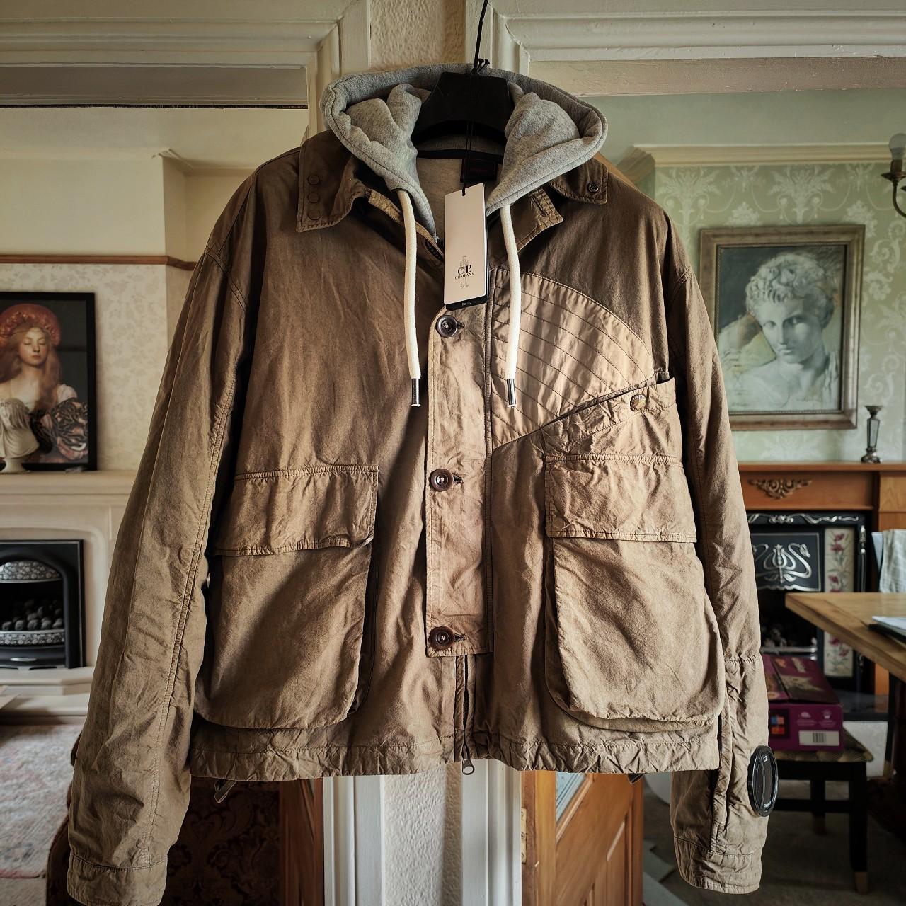 C.P. Company Lead Grey (khaki)Ba-Tic Light Jacket sz... - Depop