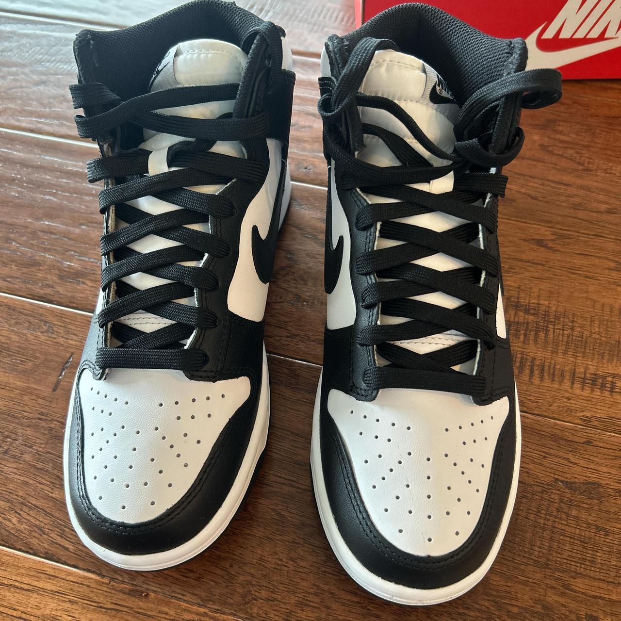 nike panda dunks high retro - Depop