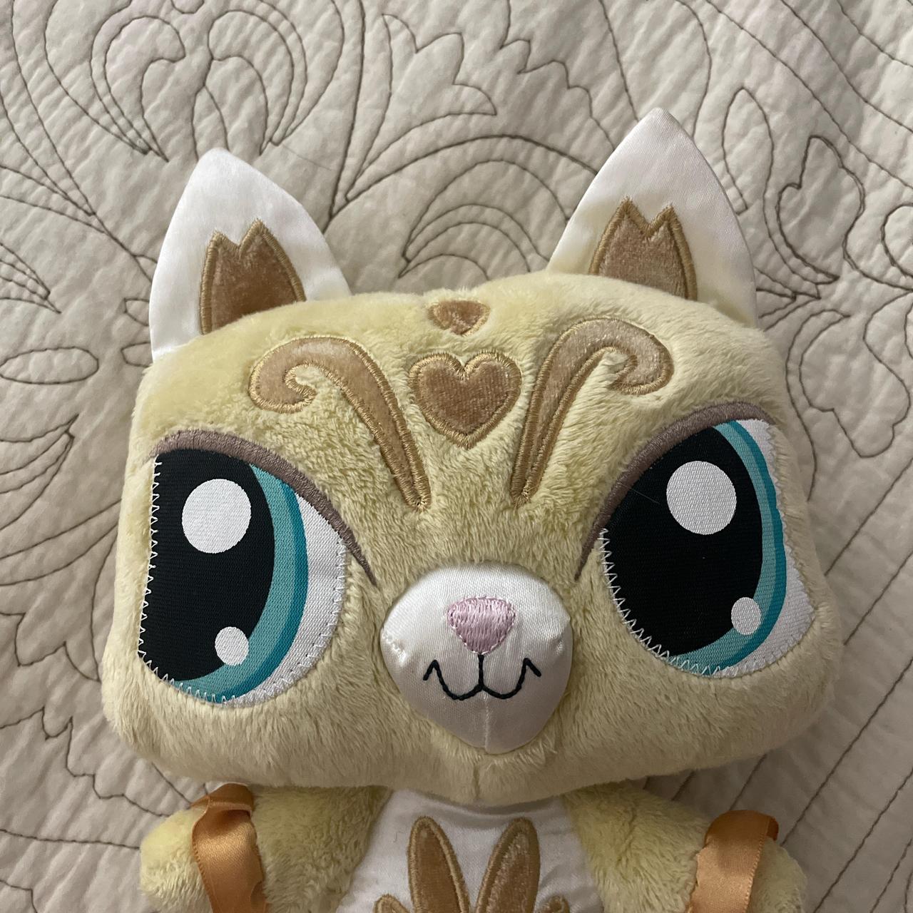 Littlest Pet Shop tan and cream plushie from 2008... - Depop