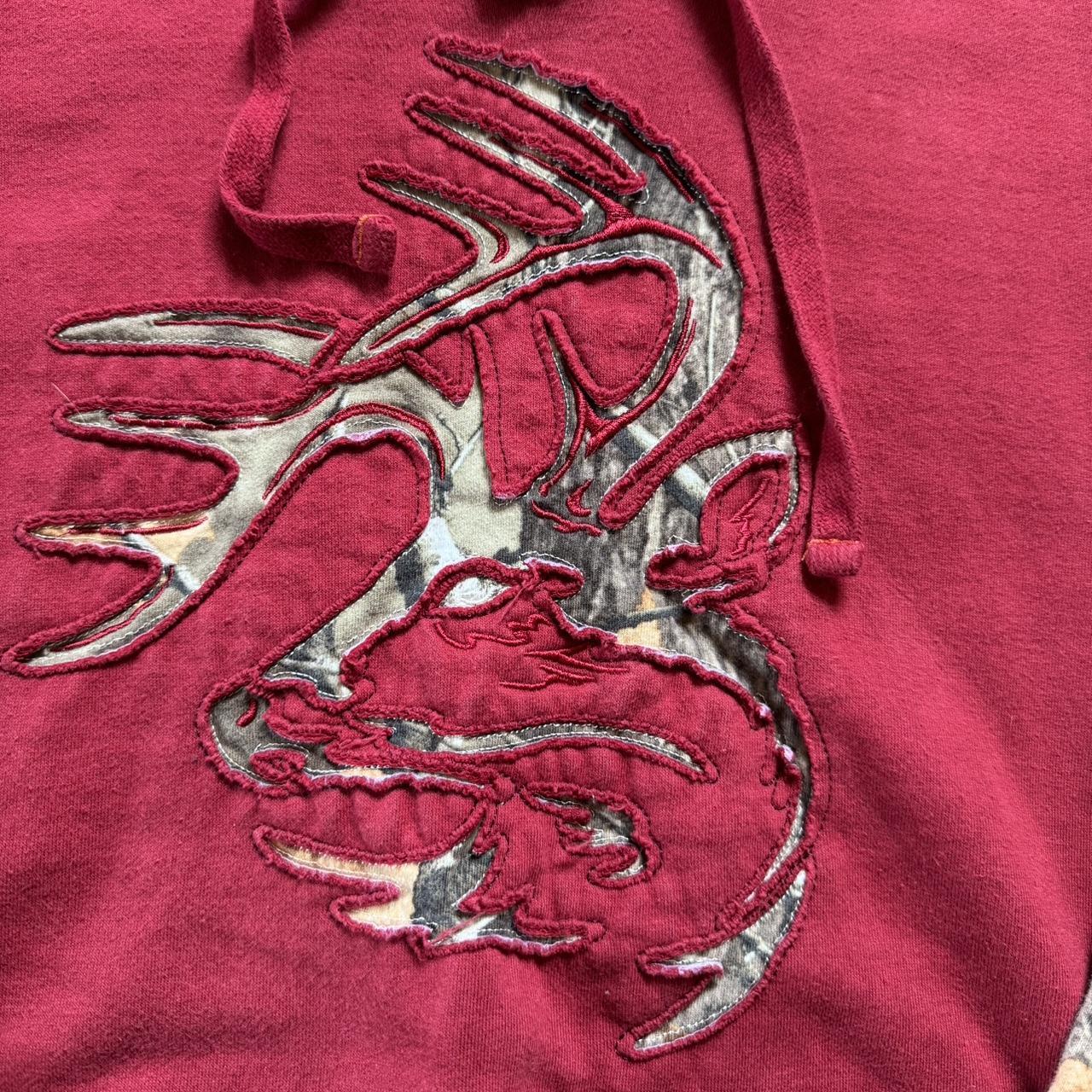 Legendary Whitetails red camo hoodie heavyweight... - Depop