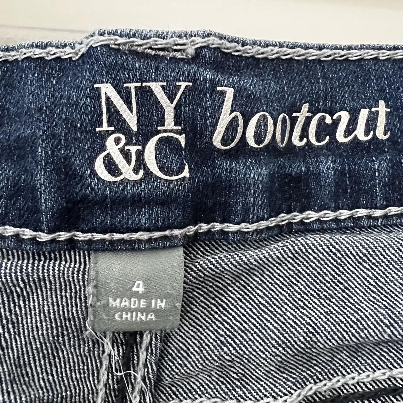 Denim Jeans NY&C low-waist, bootcut denim jeans... - Depop