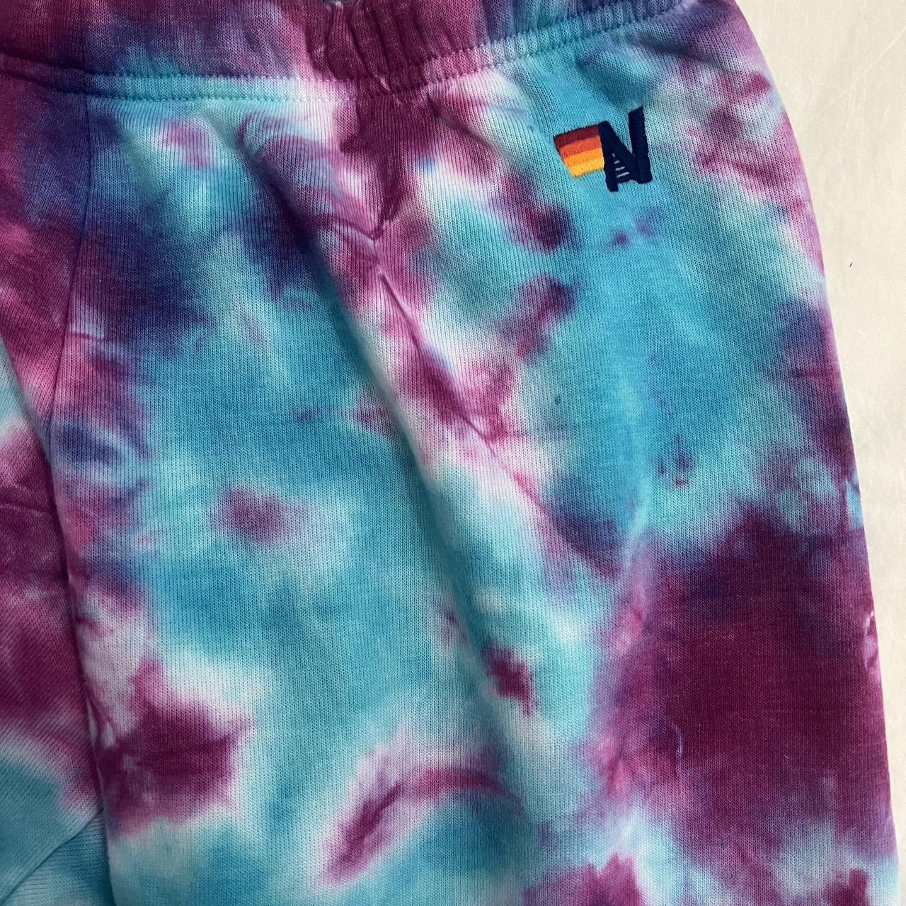 Aviator Nation Women's Blue and Purple Joggers-tracksuits | Depop