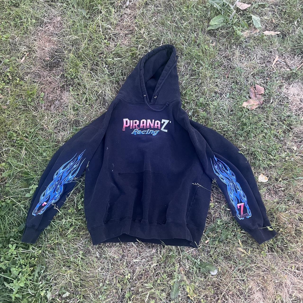 2000’s Pirana Z Racing hoodie Super cool design... - Depop