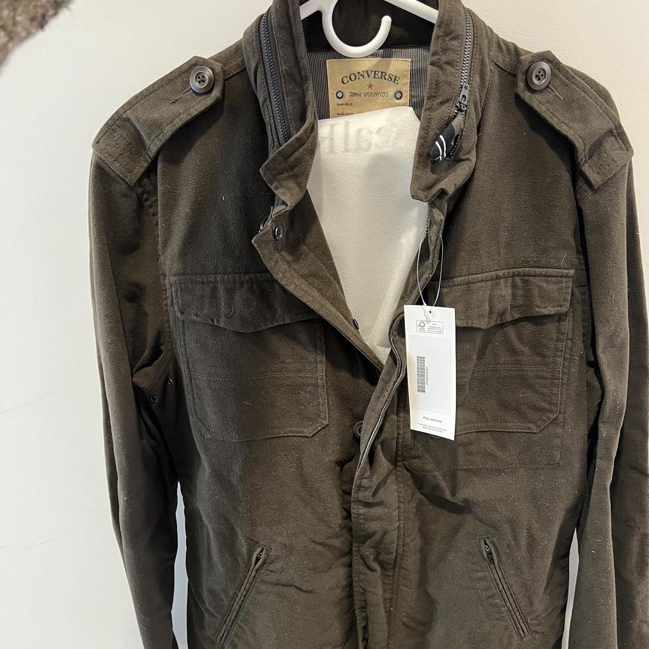 Converse x John Varvatos Brown Utility Jacket Price... | Depop