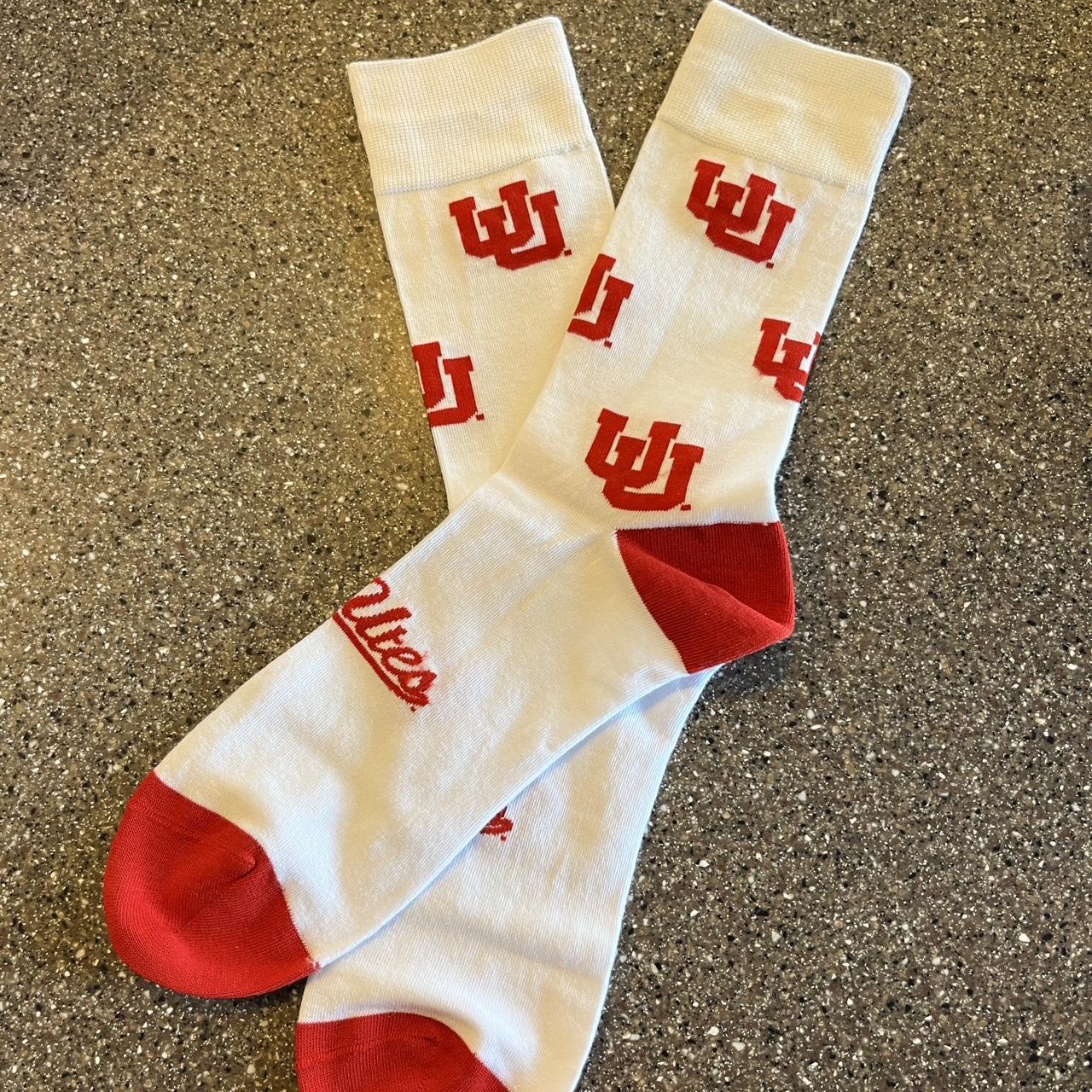 university of utah utes socks unisex sizing, would... - Depop