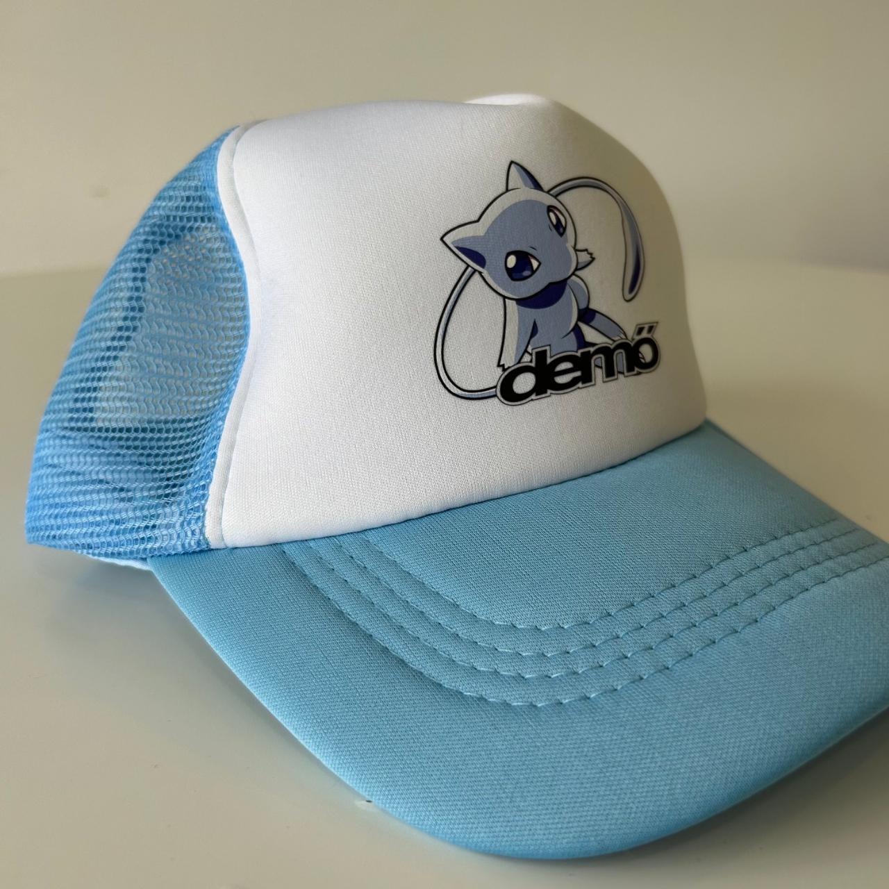 Demo Mew / Pokémon Logo Y2K Adjustable Hat great... - Depop