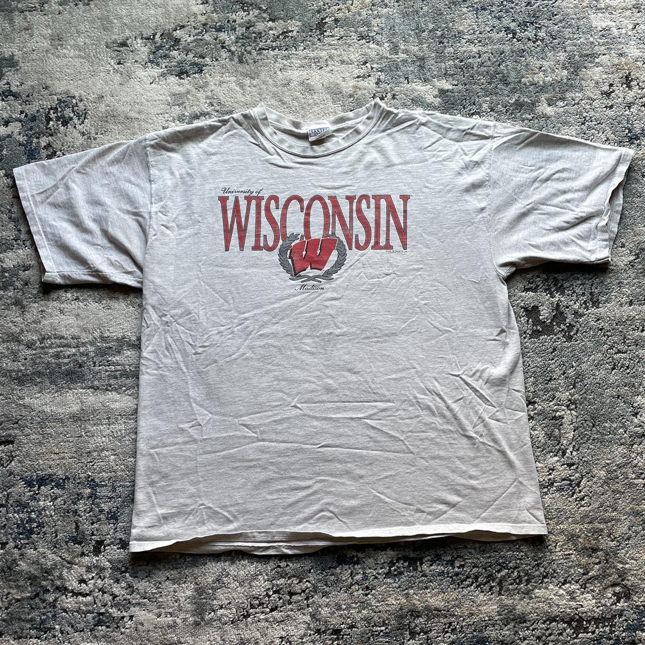 Vintage UW-Madison tee Wisconsin #vintage... - Depop