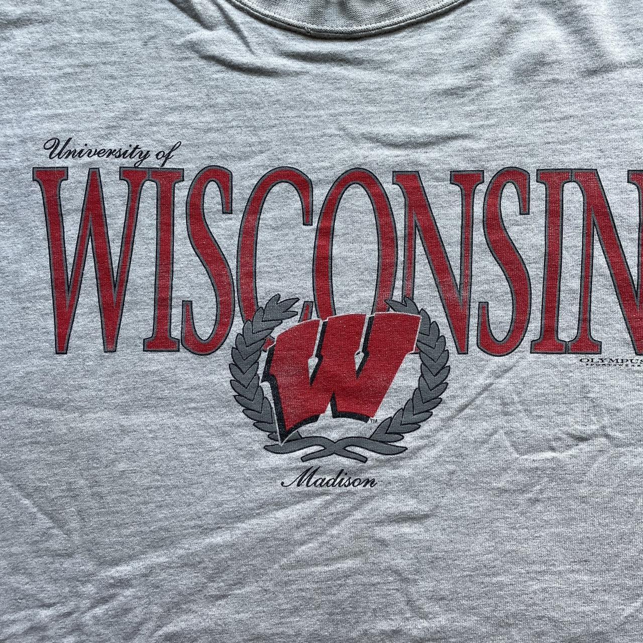 Vintage UW-Madison tee Wisconsin #vintage... - Depop