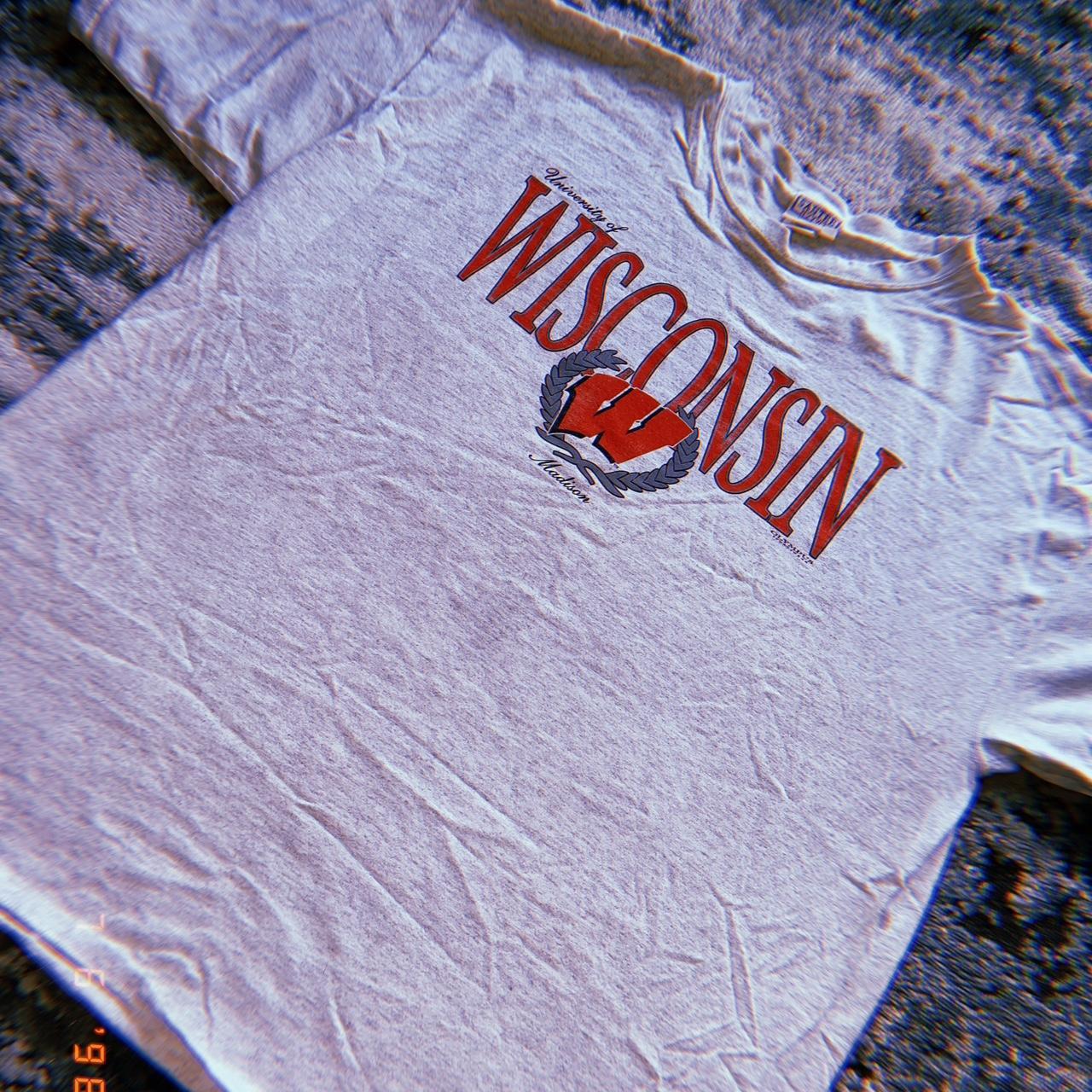 Vintage UW-Madison tee Wisconsin #vintage... - Depop
