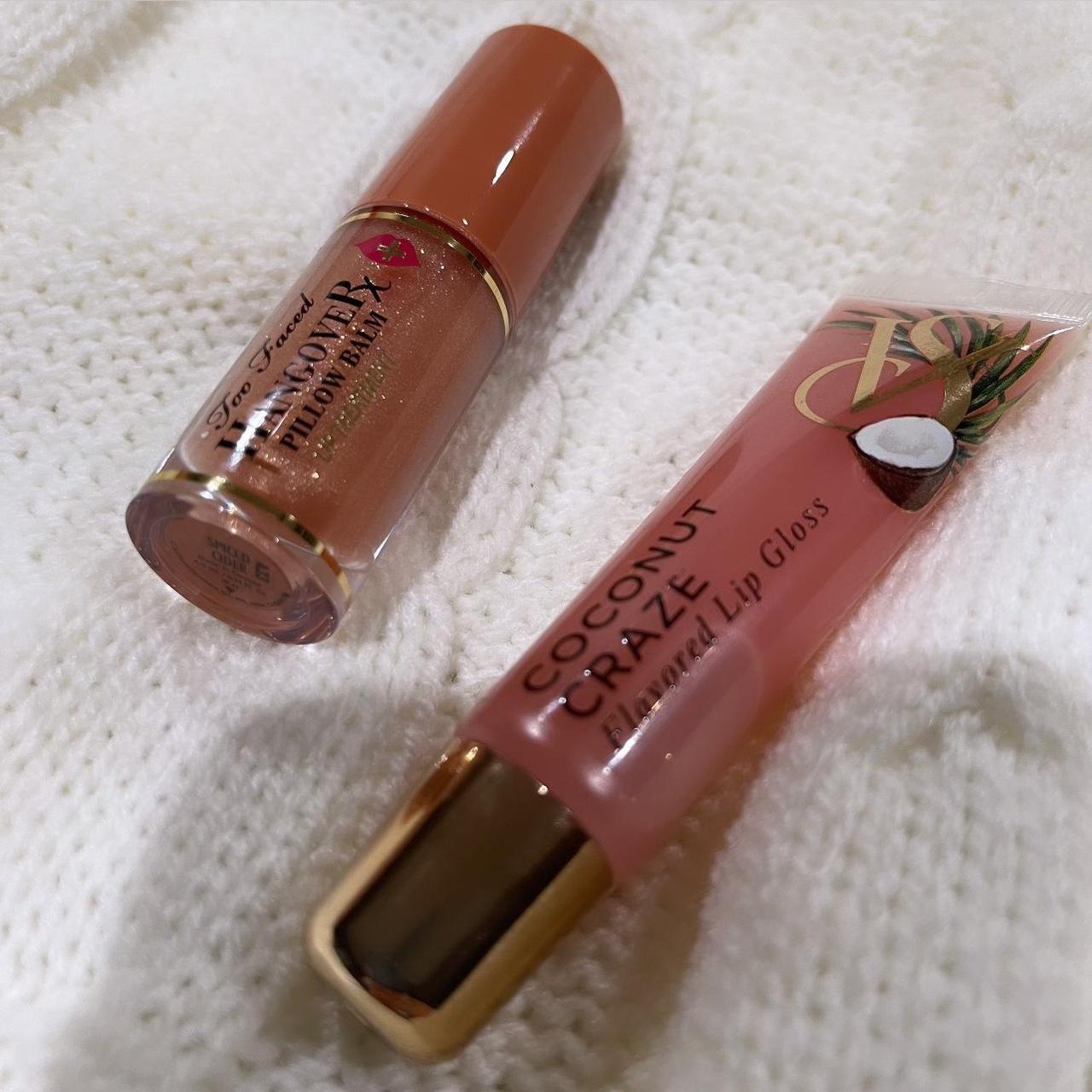 Two faced lip gloss includes both lip glosses... - Depop