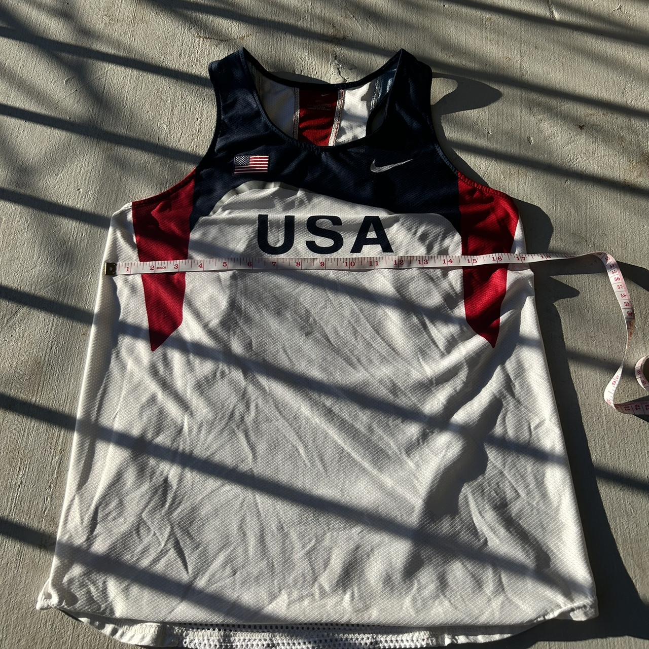 Nike USA Olympic Track Singlet Size L - Depop