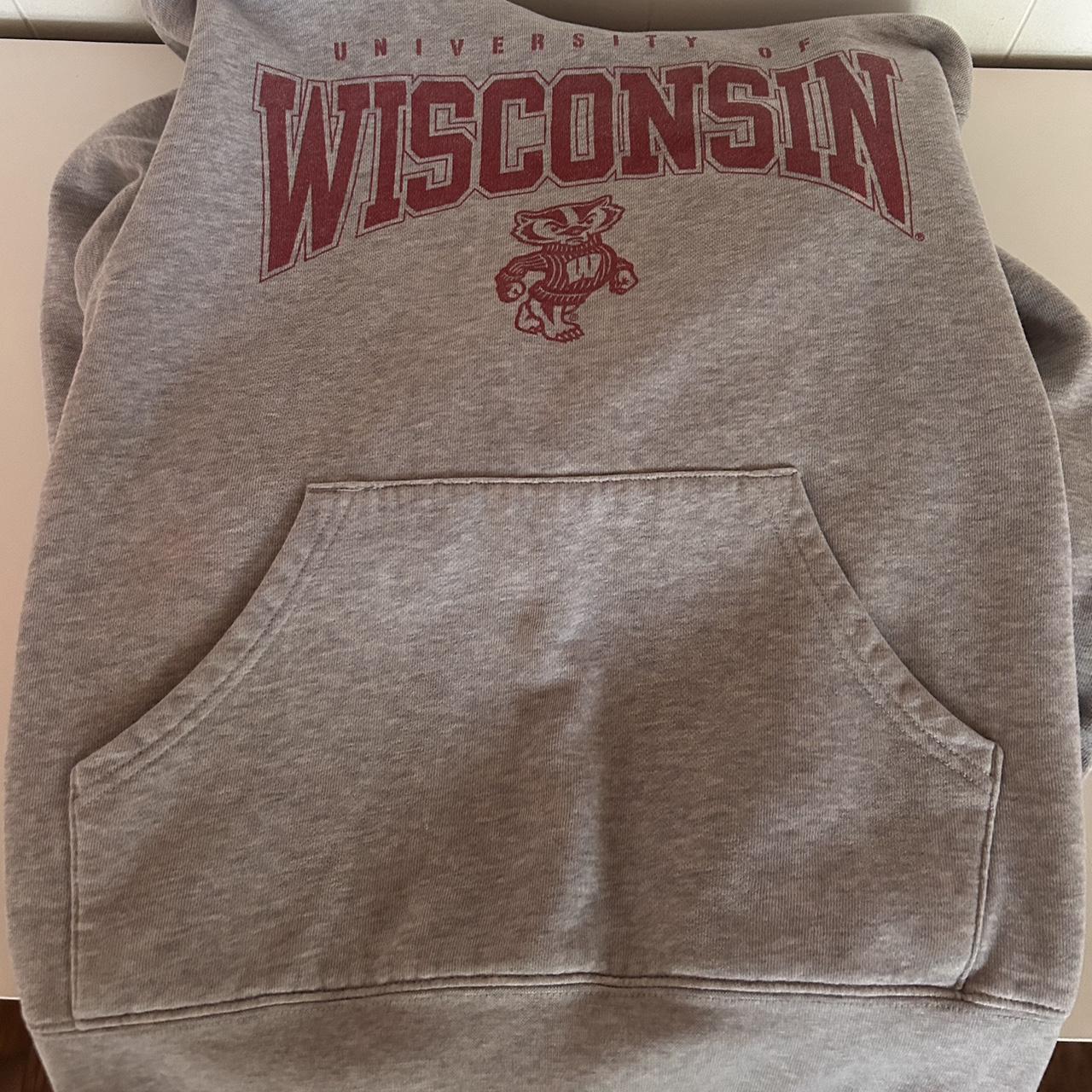 University of Wisconsin hoodie !! Size M... - Depop