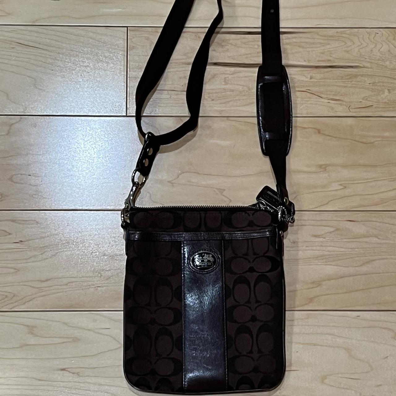 coach brown cross body bag (+$4.39 shipping) - Depop