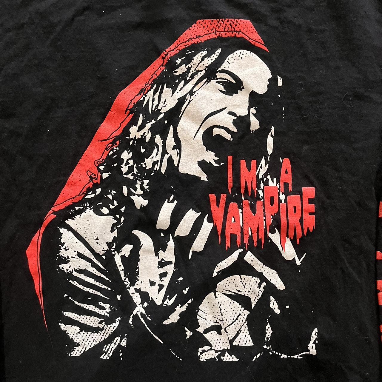 Playboi Carti Vampire Y2K Long Sleeve Graphic Shirt... - Depop