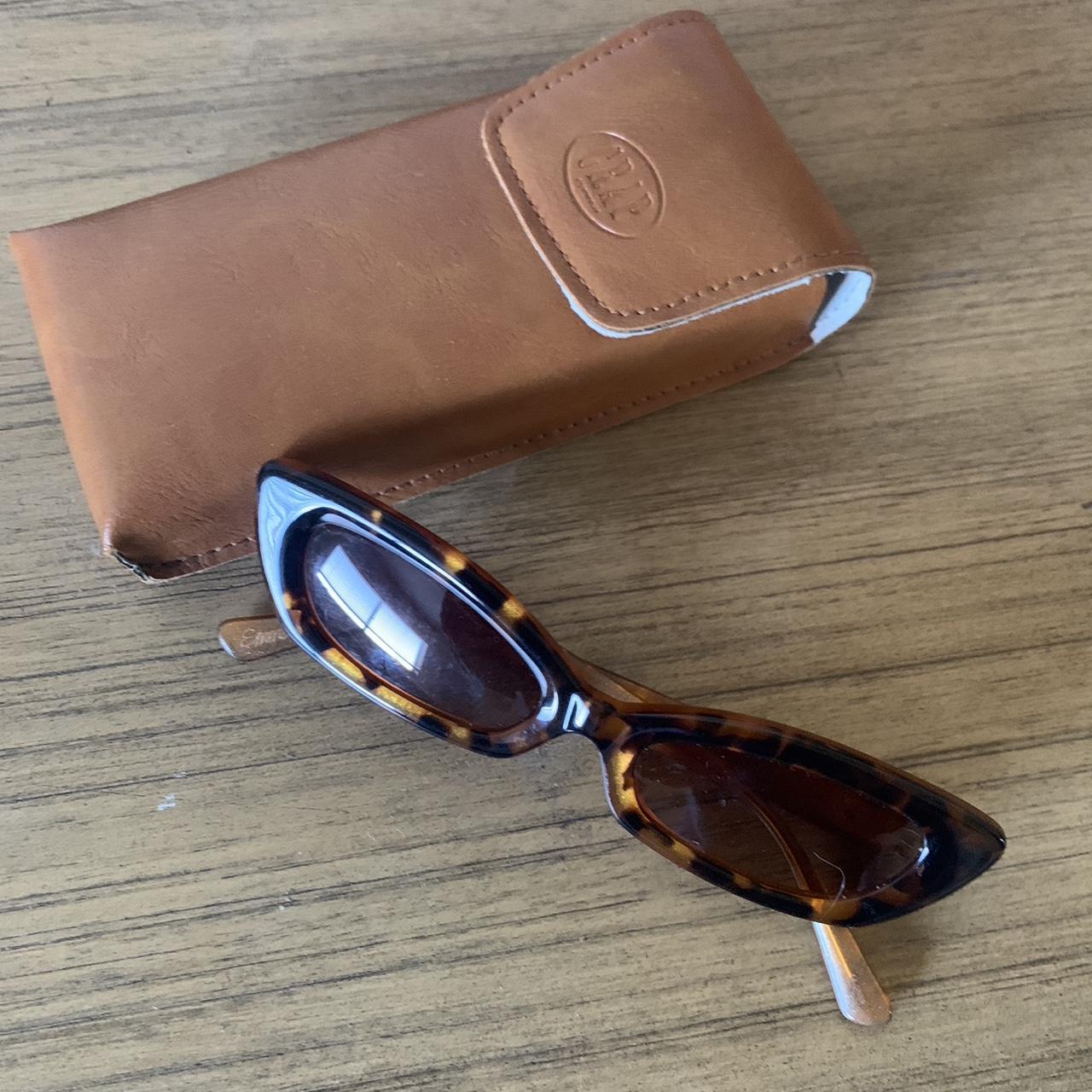 RARE Crap eyewear sunglasses: Brown tortoiseshell,... - Depop