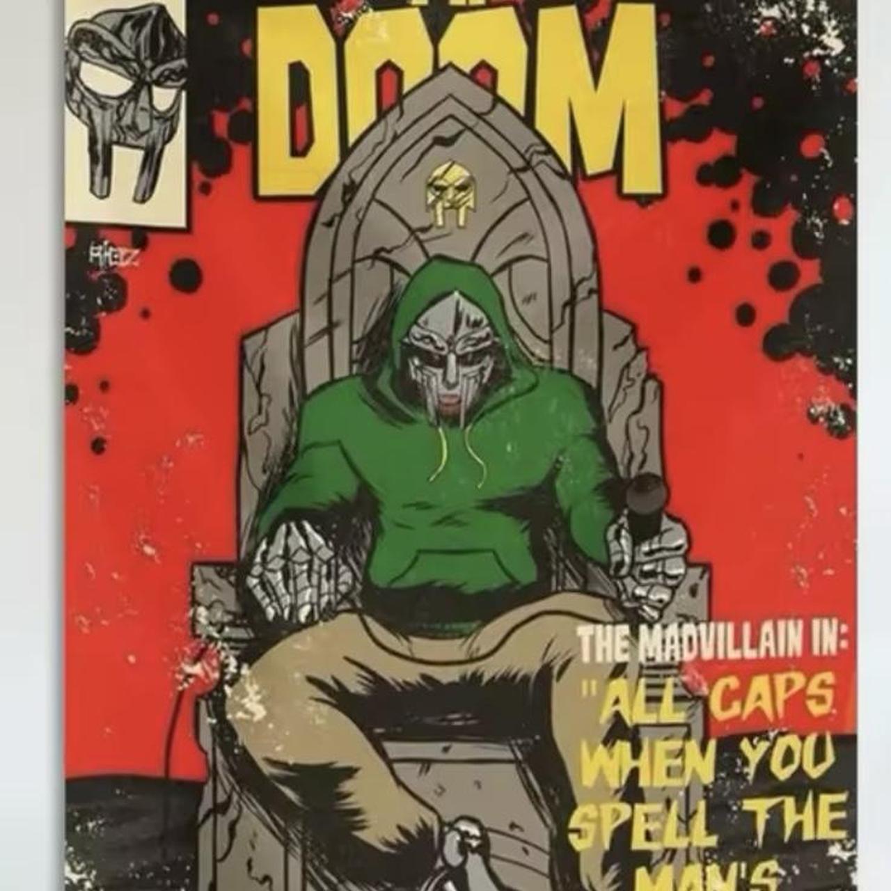 MF DOOM Tapestry Room Decor Size: 60cm x... | Depop