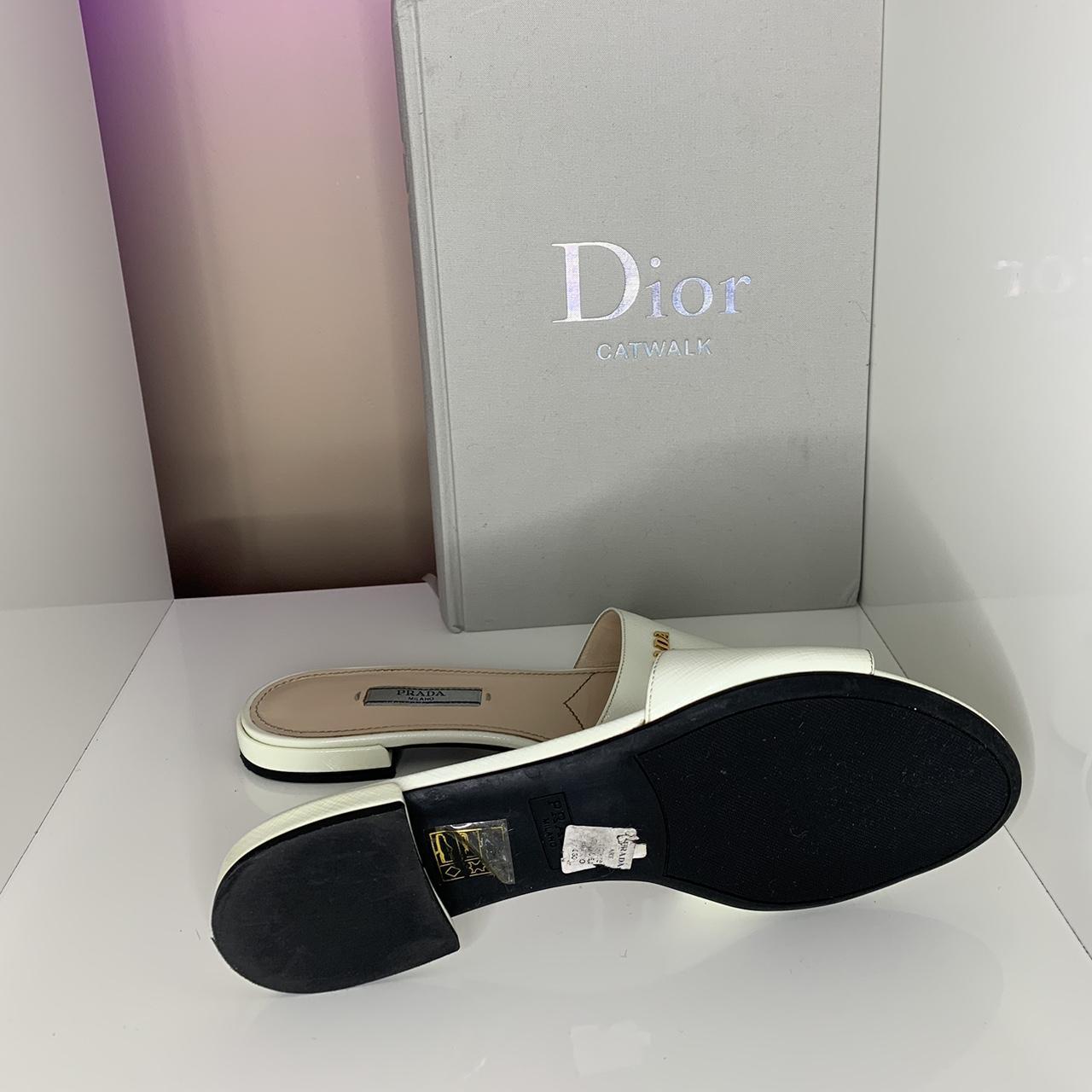 Authentic Prada flat slides (as is) Retail Price is... - Depop