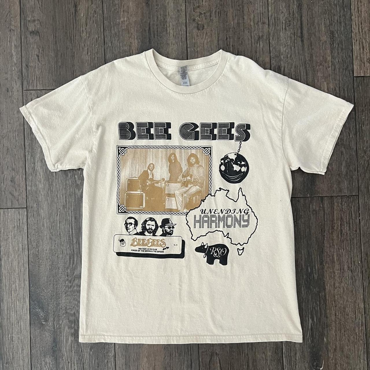 Bee Gees Graphic Tee Shirt Size - Large Quality -... - Depop